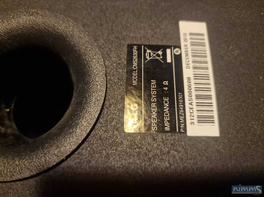 Regalo coppia di altoparlanti LG - 401560