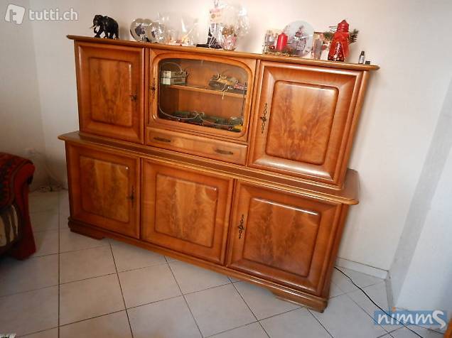 Buffet 2 teilig, 50-60er Jahre, Kirschbaumholz, oh - 311184