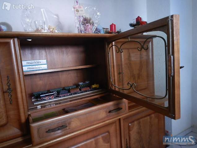 Buffet 2 teilig, 50-60er Jahre, Kirschbaumholz, oh - 311184